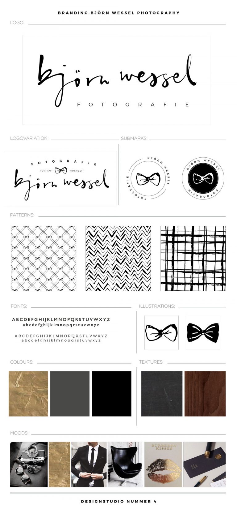 Logo design and Branding for photographer Björn Wessel